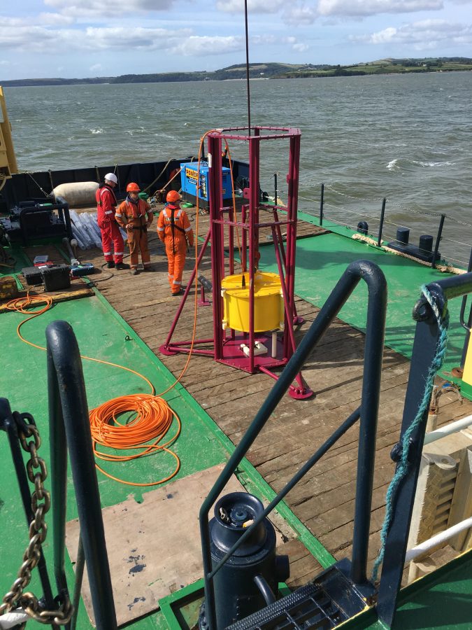 Testing of the sea bed using a vibro core rig - SECTO - Engineering and ...